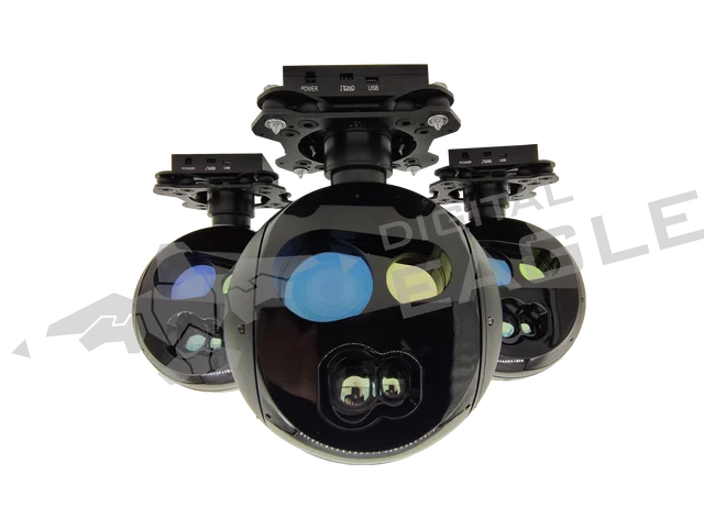 YPO-20 Digital Eagle EO/IR/LRF Thermal Drone UAV Camera with Range ...