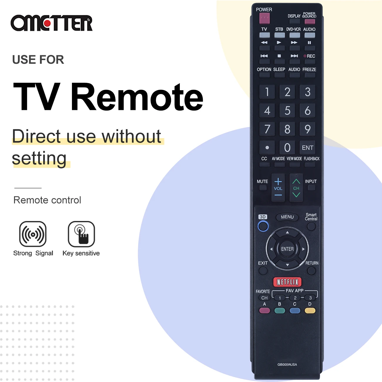 New-GB005WJSA-For-Sharp-TV-Remote-Control-LC90LE745U-LC80LE844U ...