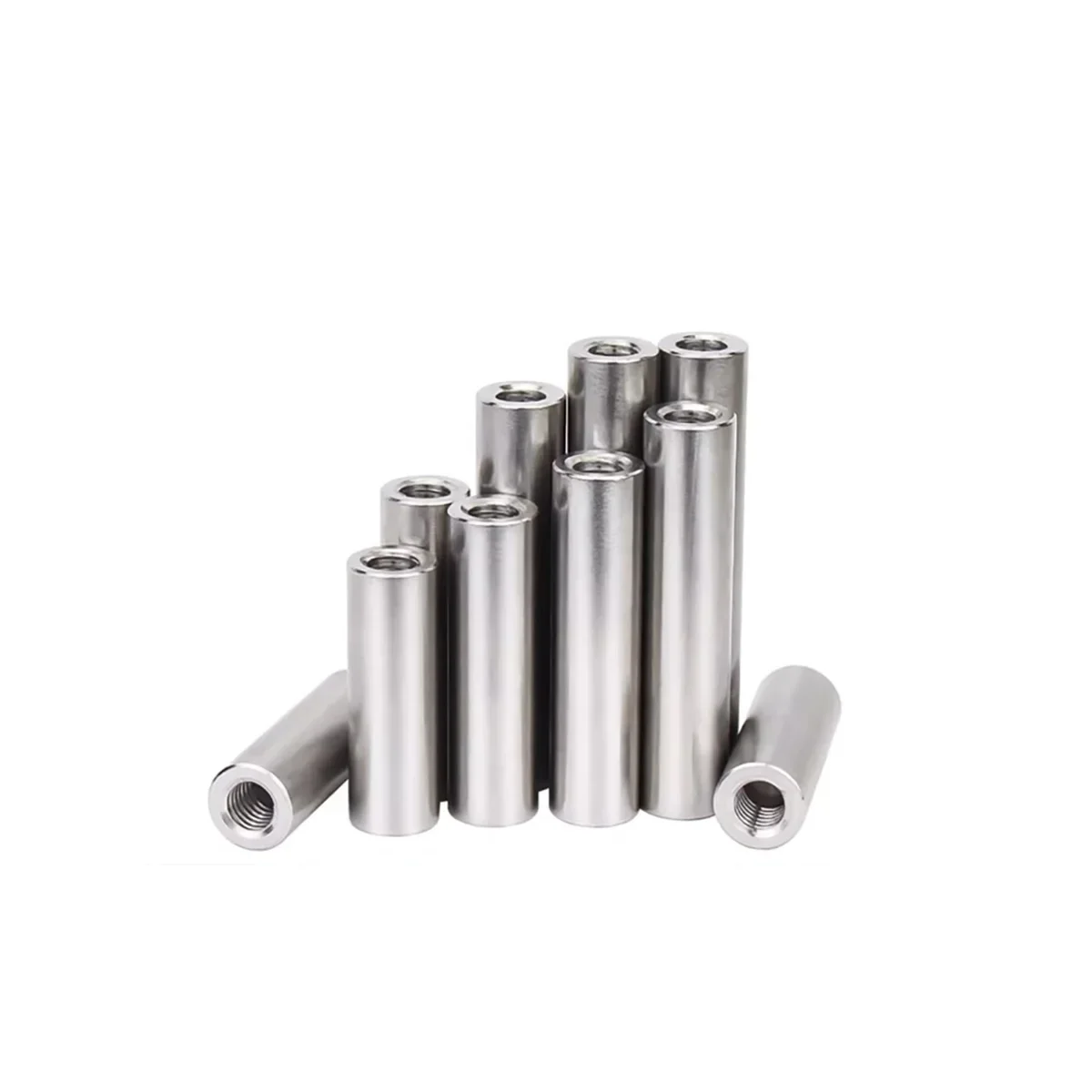304 Stainless Steel Double Head Internal Threaded Cylindrical Pin / Two ...