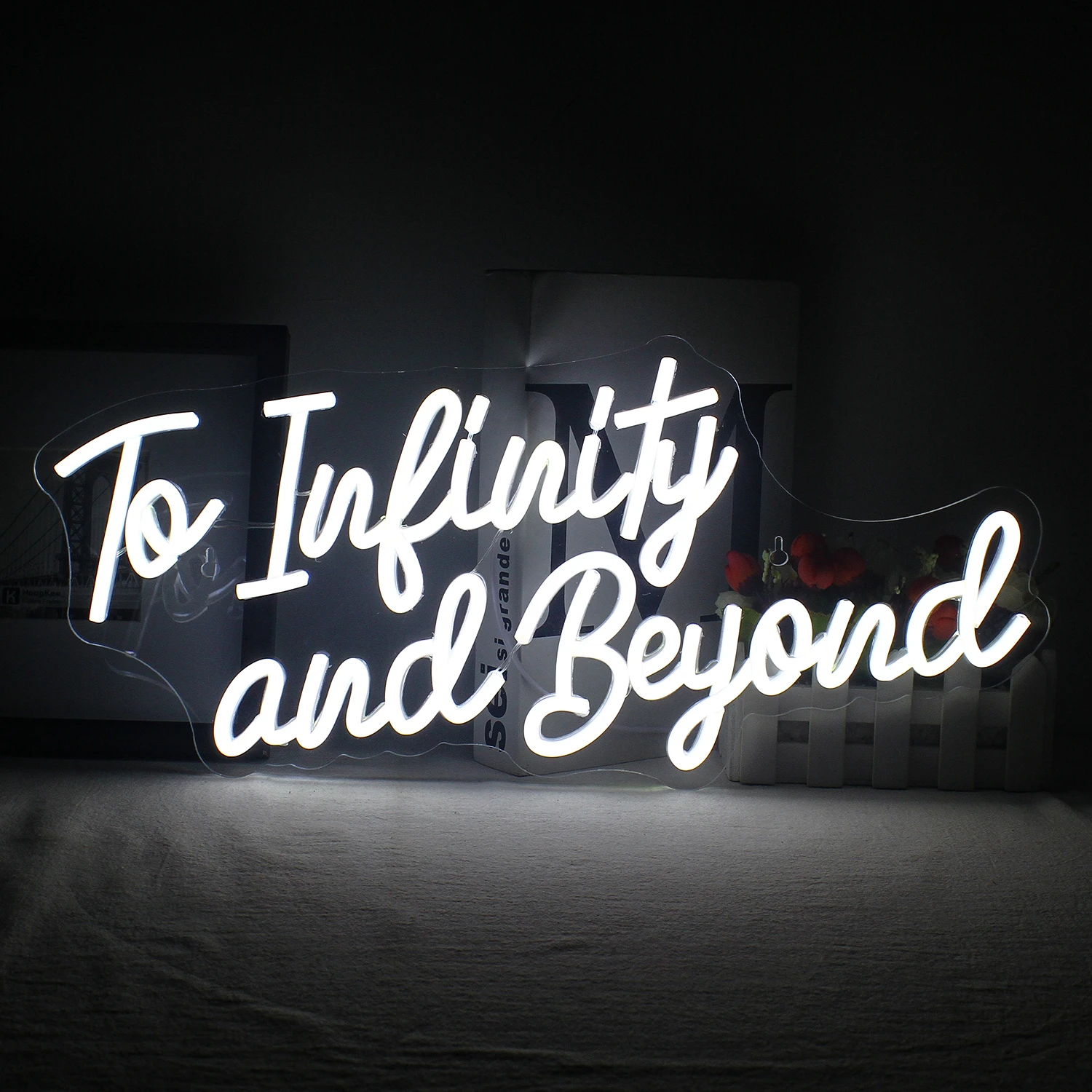 Neon Light Wall Decoration | Neon Light Infinity Beyond | Infinity ...