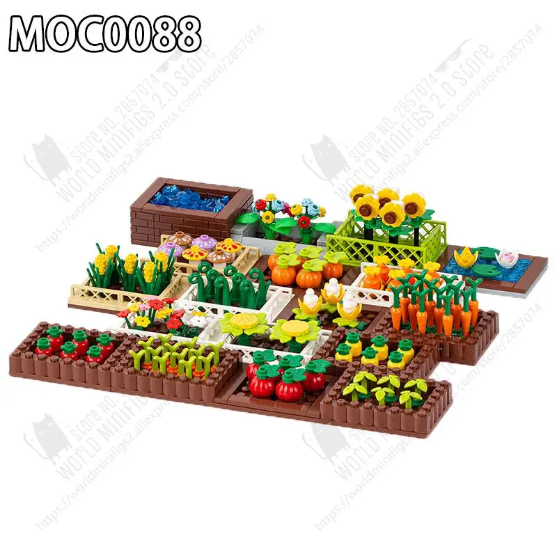Farm Series MOC Fields Building Blocks Village Vegetable And Fruit ...