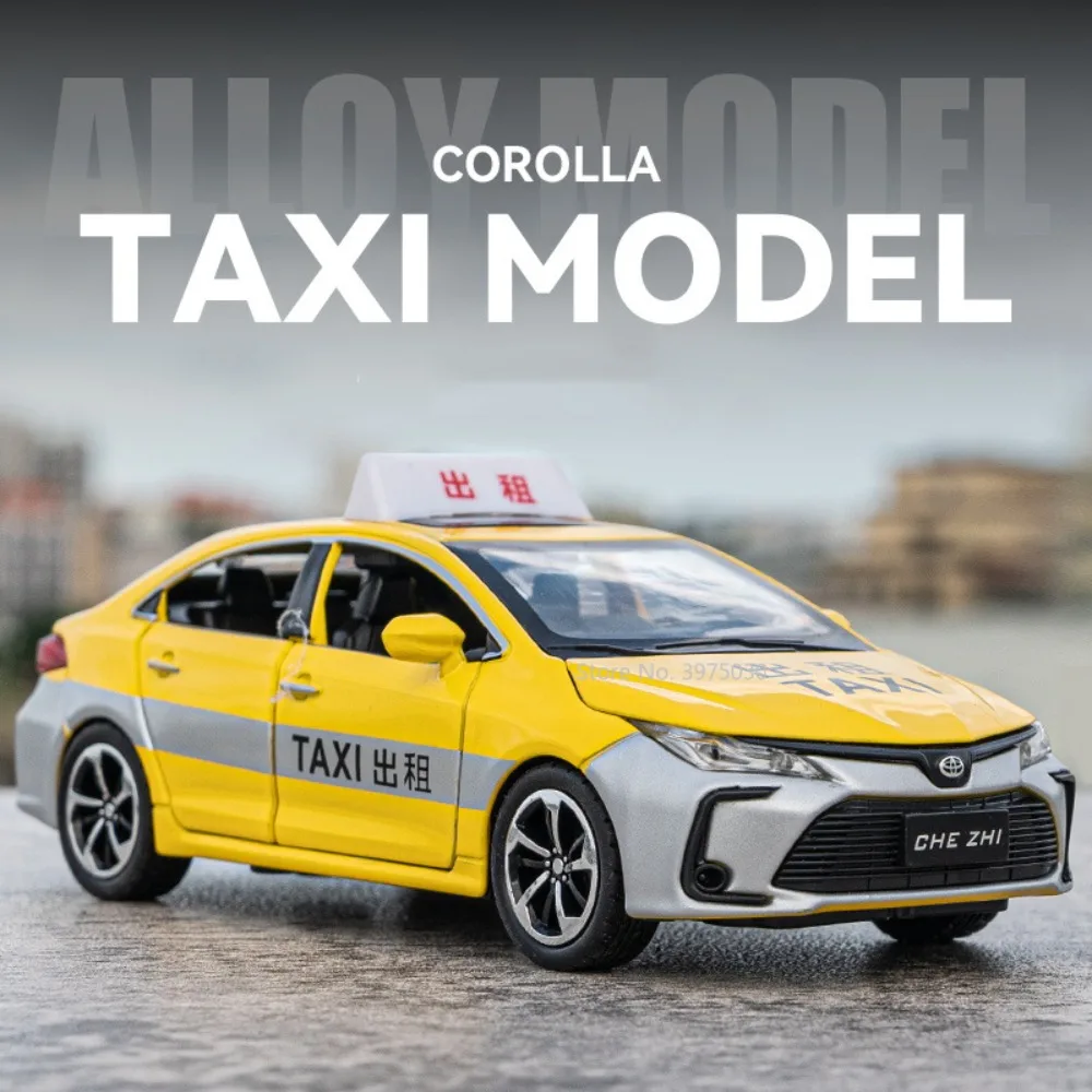 1-32-Scale-Toyota-Taxi-Car-Model-Alloy-Diecast-Vehicle-Toys-With-Pull ...