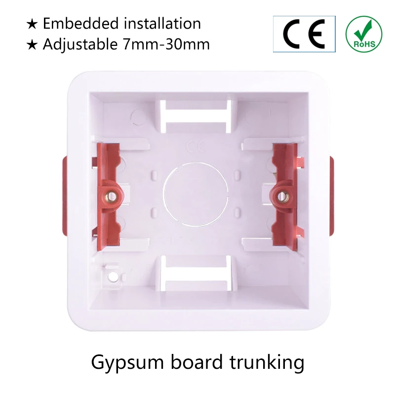 86-type-gypsum-board-trunking-wall-mounted-switch-socket-installation ...