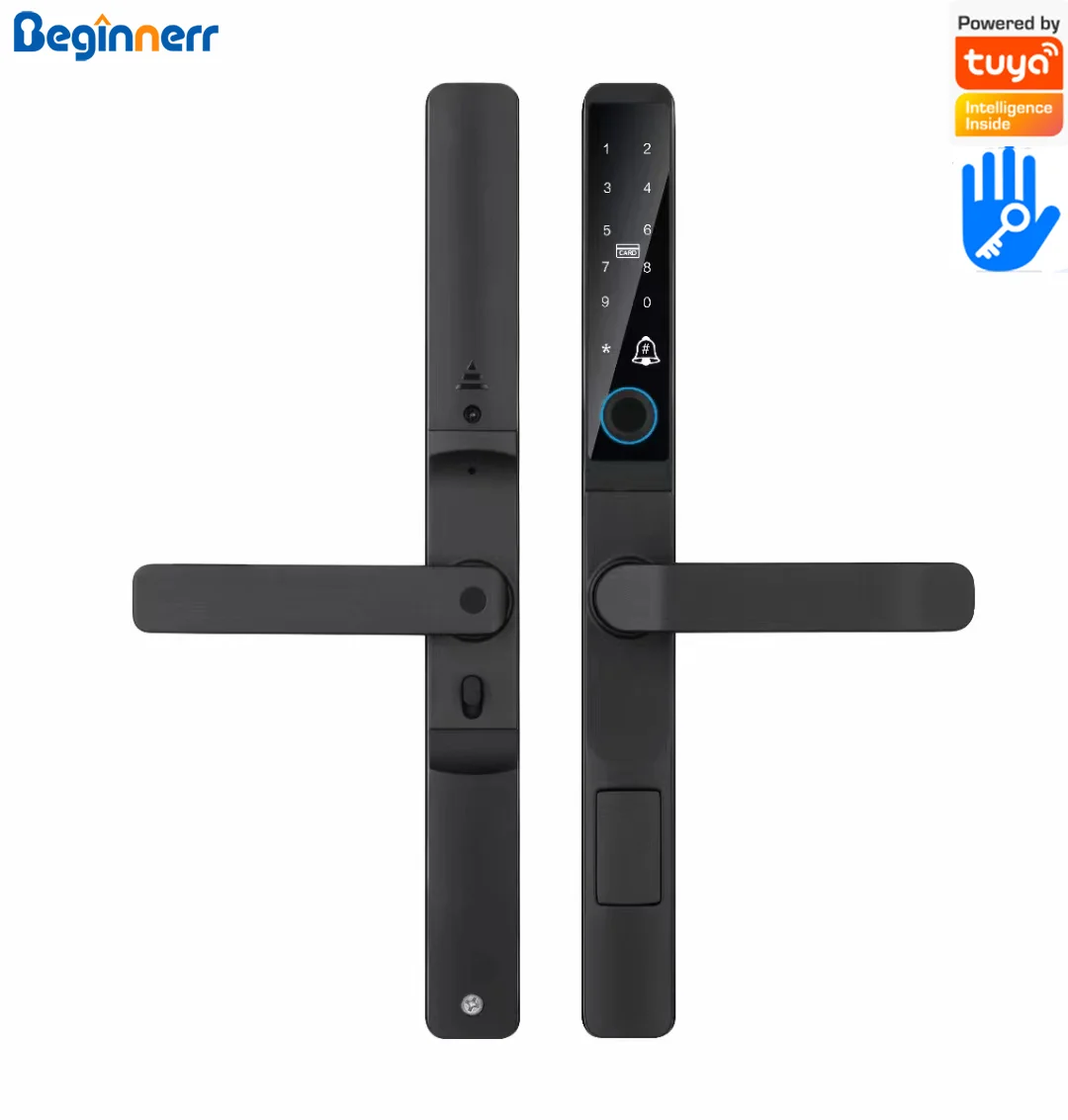 Slimline-Aluminium-lock-Waterproof-IP66-85mm-92mm-centres-TUYA-Ttlock ...