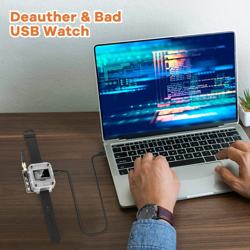 Wifi Deauther Bad USB Watch V4 ESP8266 Atmega32u4 Programmable ...