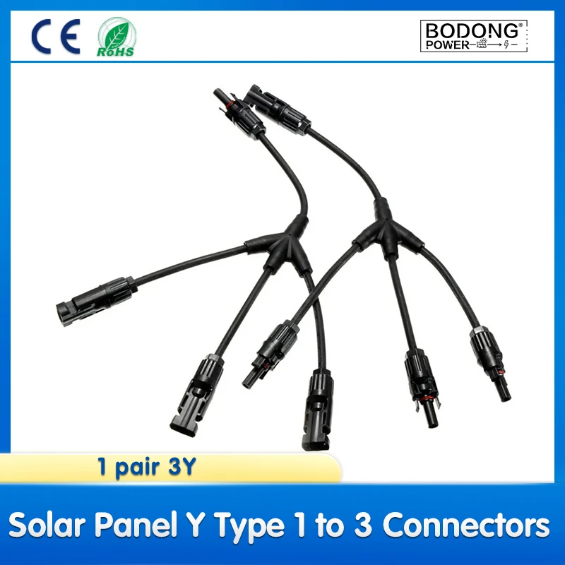 1-Pair-Solar-Connector-Y-Type-3-in-1-Male-and-Female-Solar-Cable ...