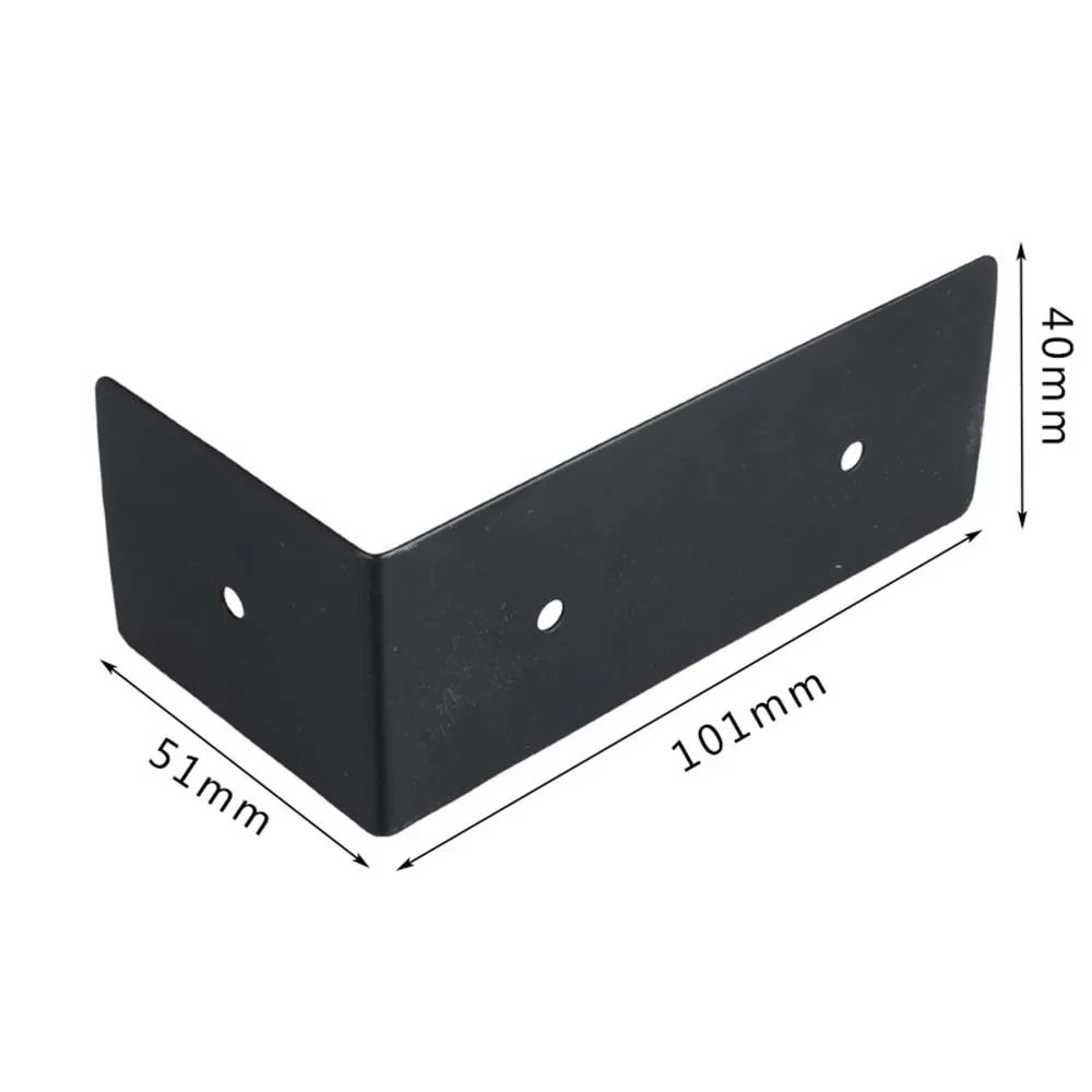 Black-Iron-Material-Decorative-Box-Corner-Code-Bracket-Board-Connector ...