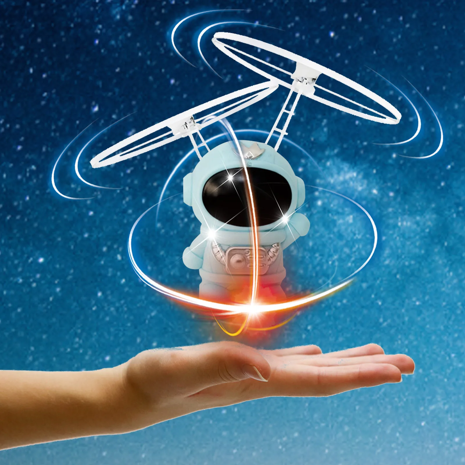 The Astronauts Flying Toy Hand Controlled Flying Toys Magic Led Lights ...