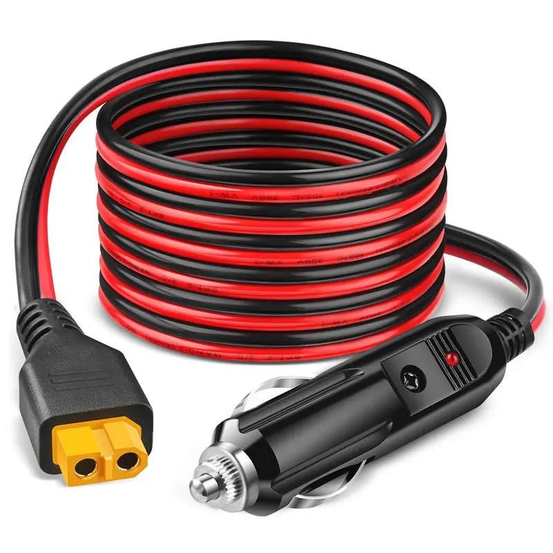 3m/1.5m 12AWG Car Cigarette Lighter for XT60 Adapter Cable for ...