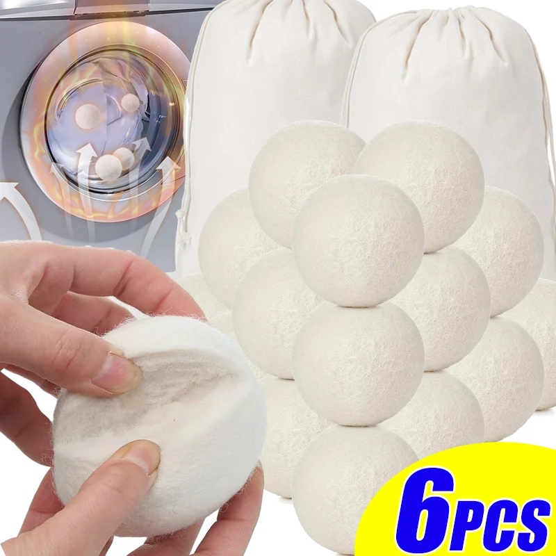 Wool-Drying-Ball-Reusable-Hot-Wool-Dryer-Balls-Clothes-Softener ...