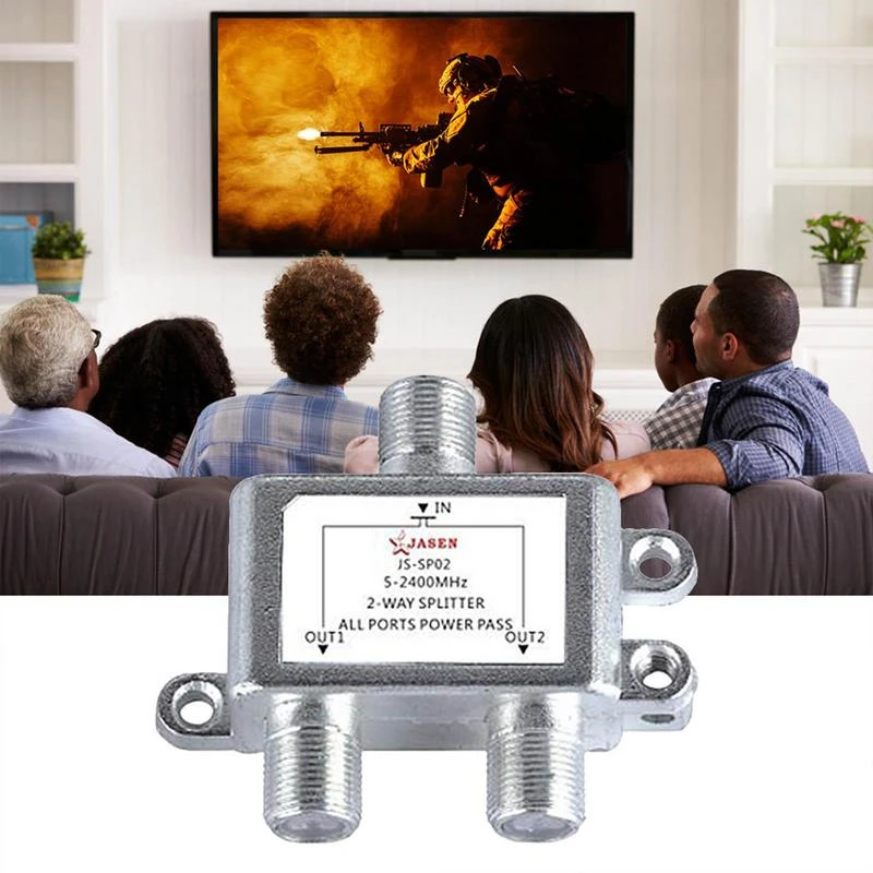 Satellite Receiver Splitter | Bidirectional Connector | Connect ...