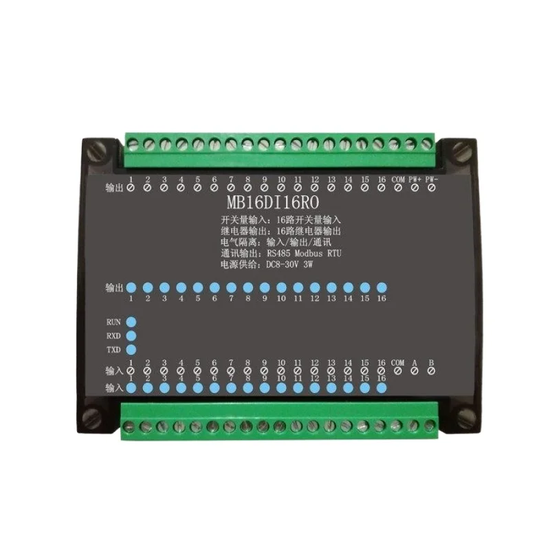16DI16RO 16 channel digital isolated input 16 channel relay isolated ...