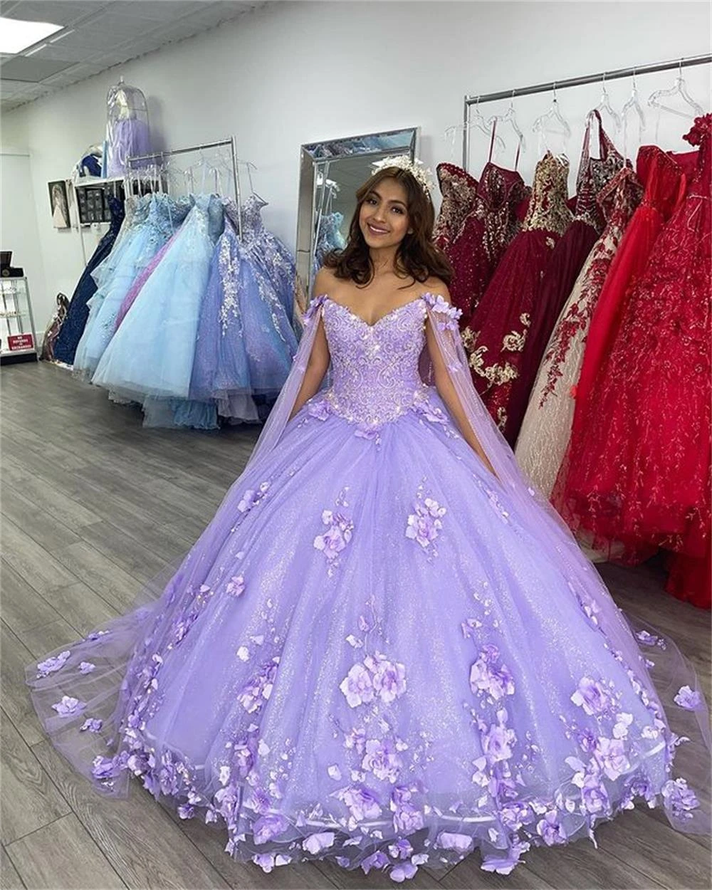 Light Purple Wedding Dress