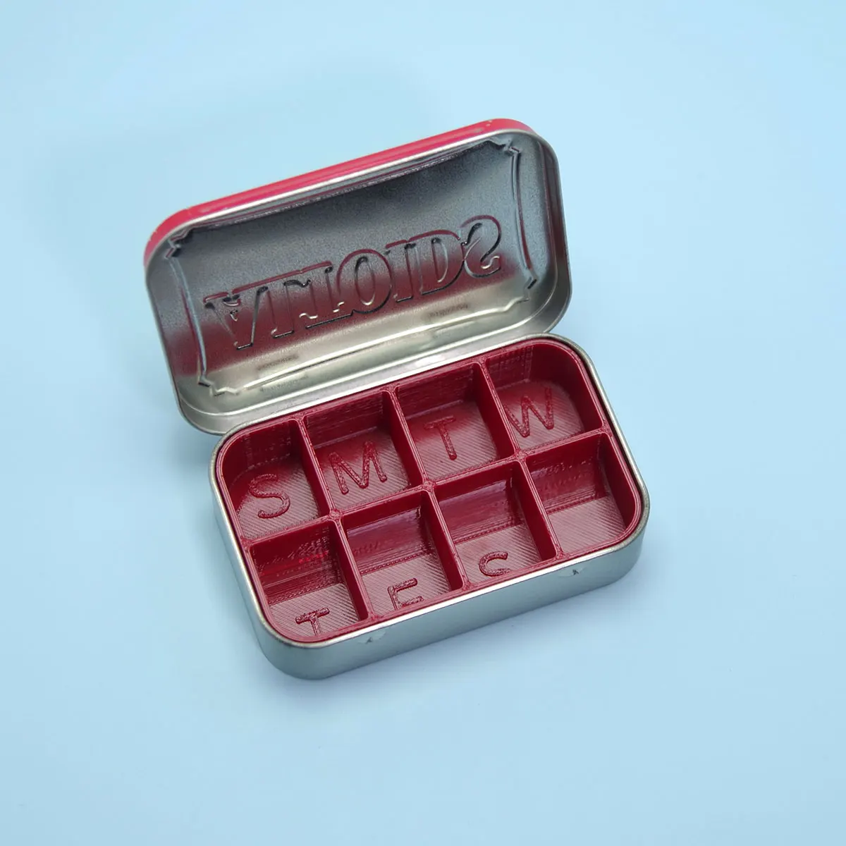 Metal Tin Pill Storage Insert For Altoid Tin Altoids Box Organized ...