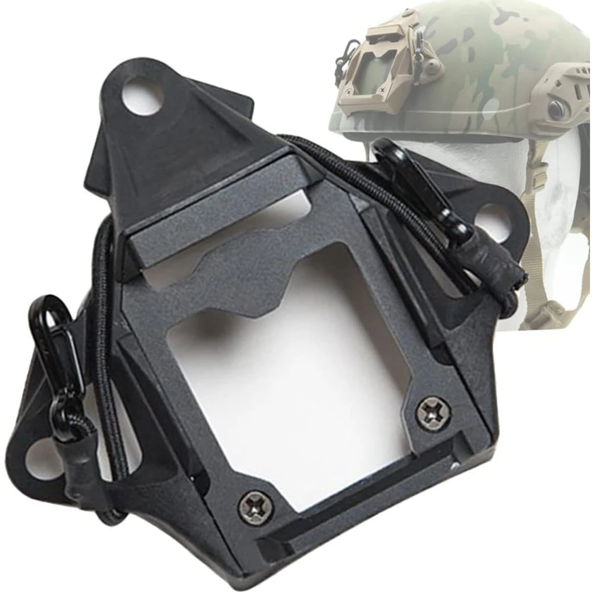 Ballistic-Helmet-NVG-Mount-Shroud-Lightweight-CNC-Aluminum-Alloy-Mount ...