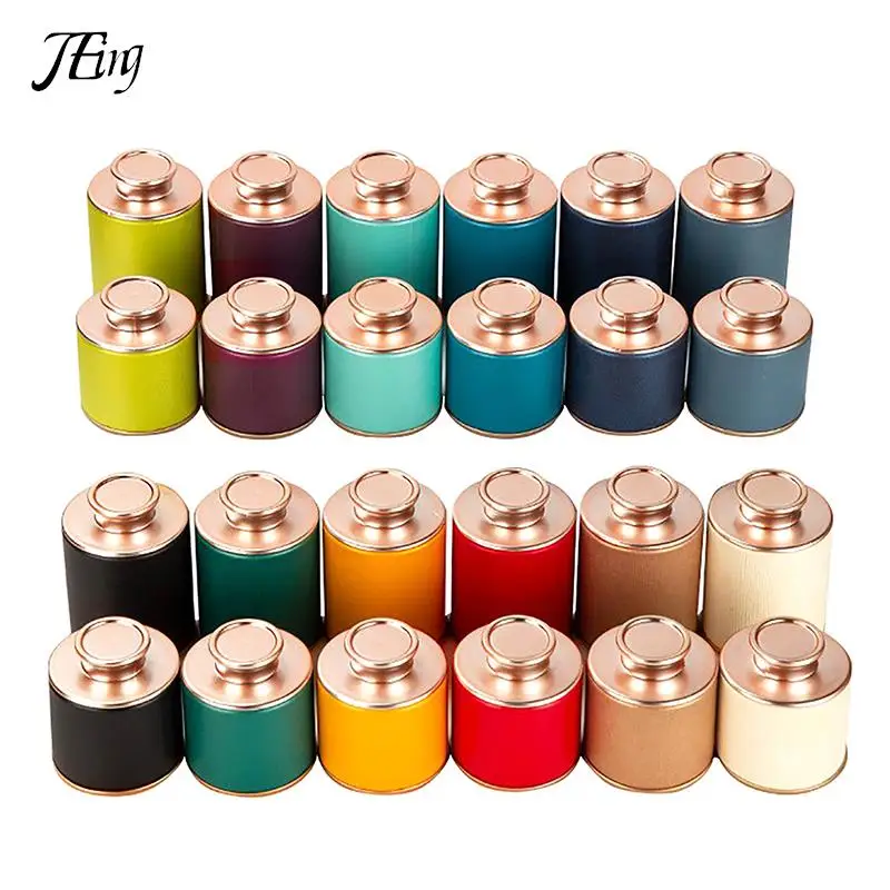 Solid-Mini-Empty-Tea-Tin-Can-Household-Green-Black-Tea-Sealed-Jar ...