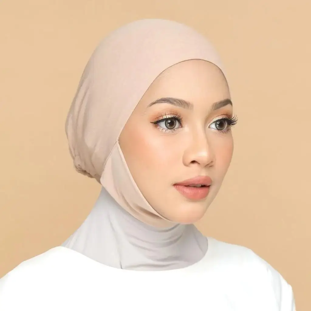 Multicolor-Elastic-Bandage-Hijab-Caps-Muslim-Wrap-Turban-Hat-Fashion-Headtie-Inner-Hijabs-Bonnet ...