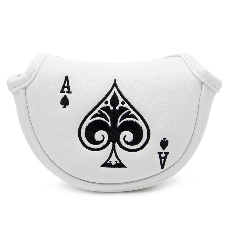 Golf Putter Cover Half Mallet Putter Headcover Magnetic Club Protector ...