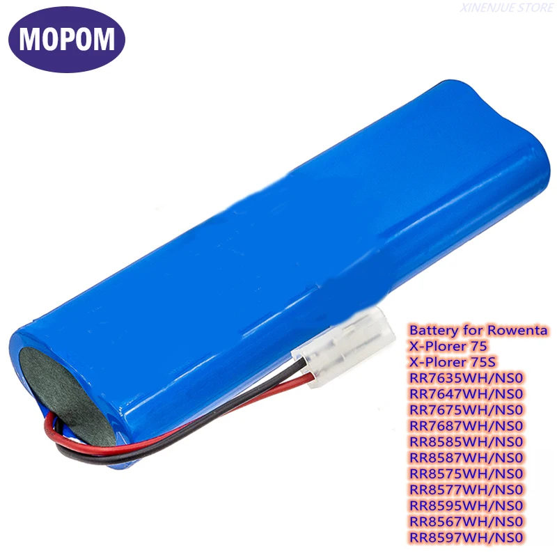 3500mAh Robot Vacuum Cleaner Battery for Rowenta X-Plorer 75,S75,75S ...