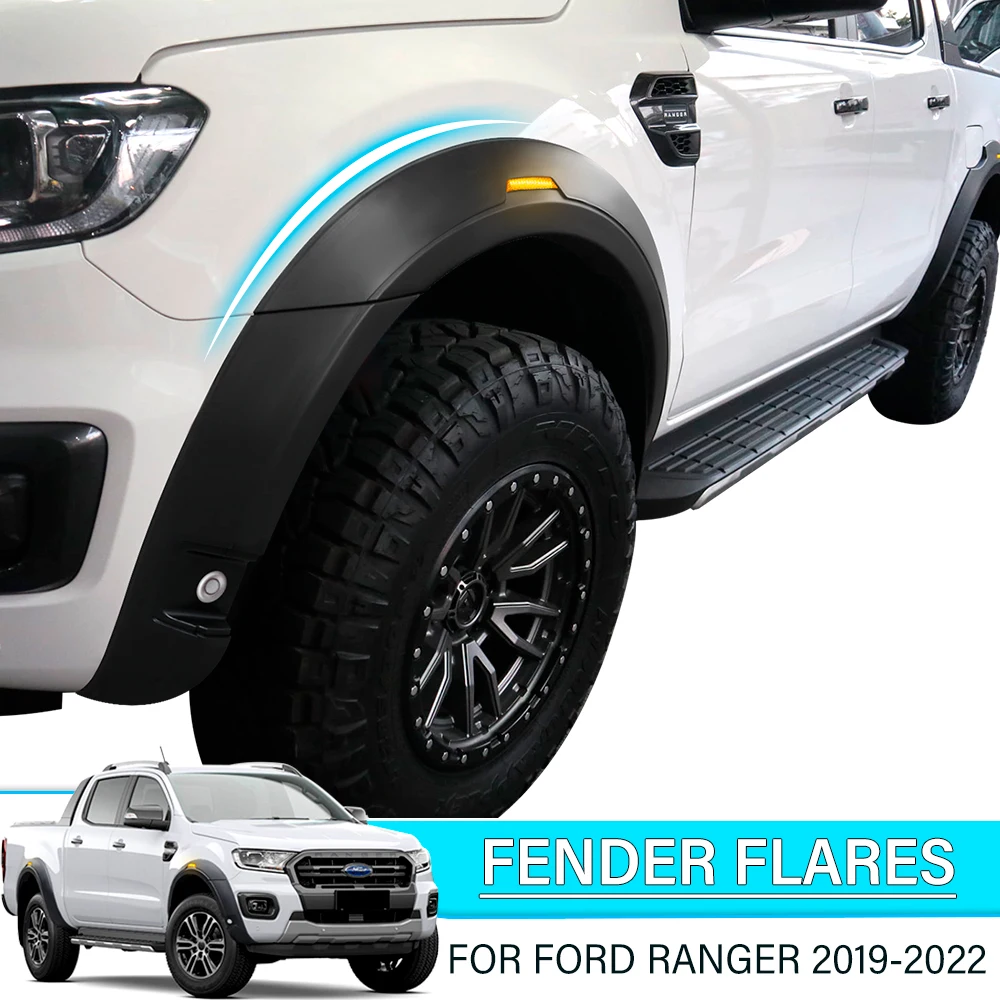 Wheel-Arch-Extensions-For-Ford-Ranger-2019-2022-T8-MK3-Models-Fender ...