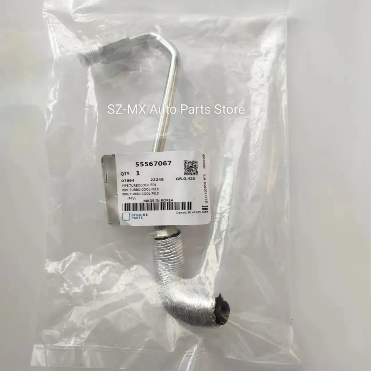 Turbo Charger Coolant OIL Return Hose Line Turbocharger Tube 55567067 ...