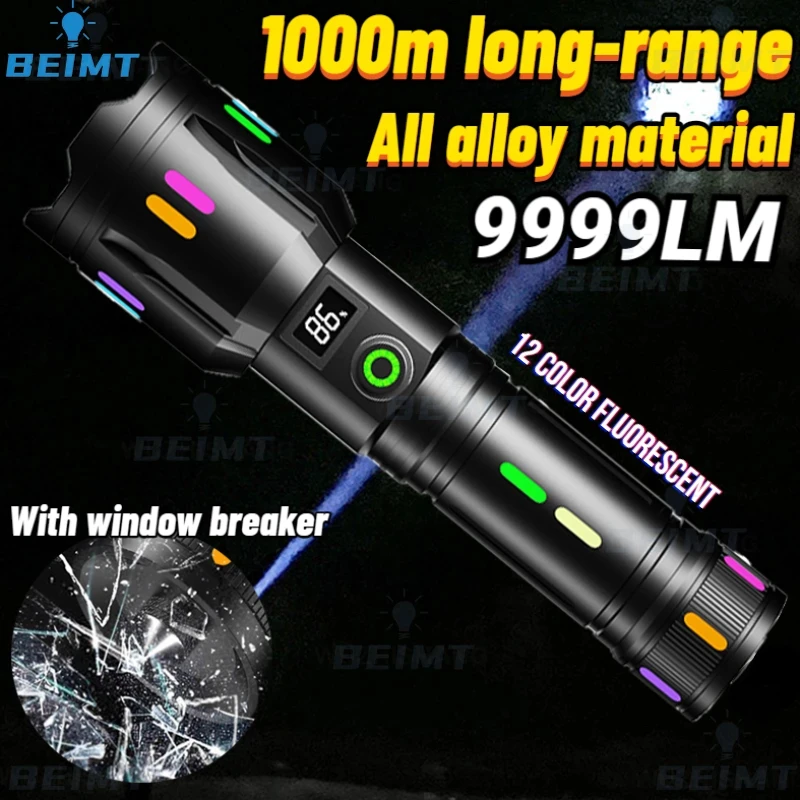1000M-9999LM-High-Power-Spotlight-Long-Range-LED-Flashlight-with ...