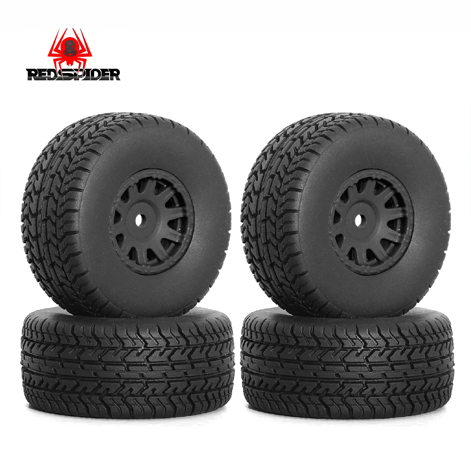RC Truck Wheel Rubber Universal Truck Wheel Hex Wheel Rims for 1:14 1: ...