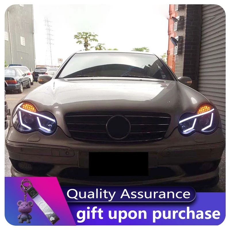 For-Mercedes-Benz-W203-C-class-C230-C280-LED-Head-Light-2000-to-2006 ...