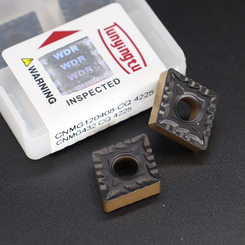 CNMG120408-CQ-4225-Double-Color-Carbide-Insert-CNMG432-CNC-Lathe-External-Turning-Tool-Insert ...