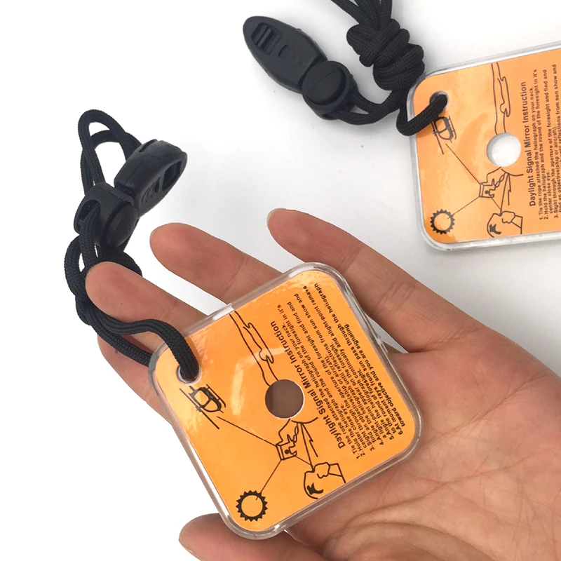 Hot Practical Outdoor Emergency Survival Reflective Signal Mirror ...