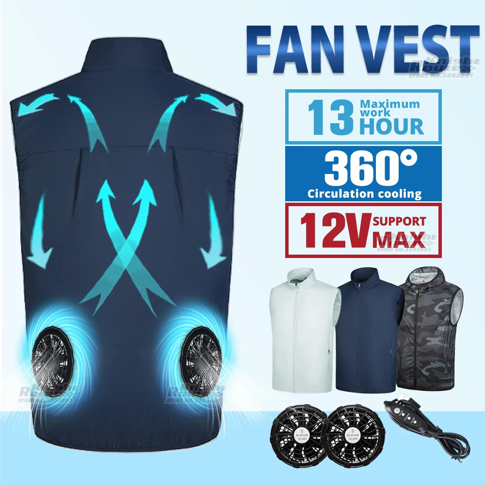 2024-Summer-Fan-Vest-Jackets-Women-s-Men-s-Camping-USB-Charging-Air ...