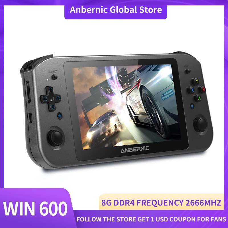 Anbernic Win600 Mini PC Gaming Laptop AMD Athlon Silver 3020e/3050e 5. ...