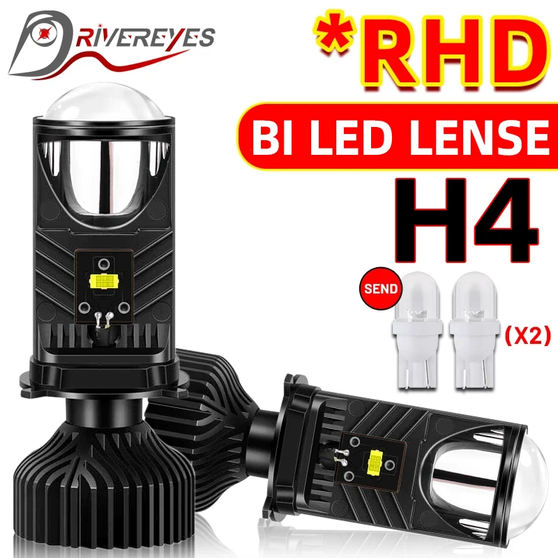 H4-LED-Projector-Lens-RHD-Mini-H4-Bi-LED-Lenses-Car-Headlight-Bulbs-CSP ...