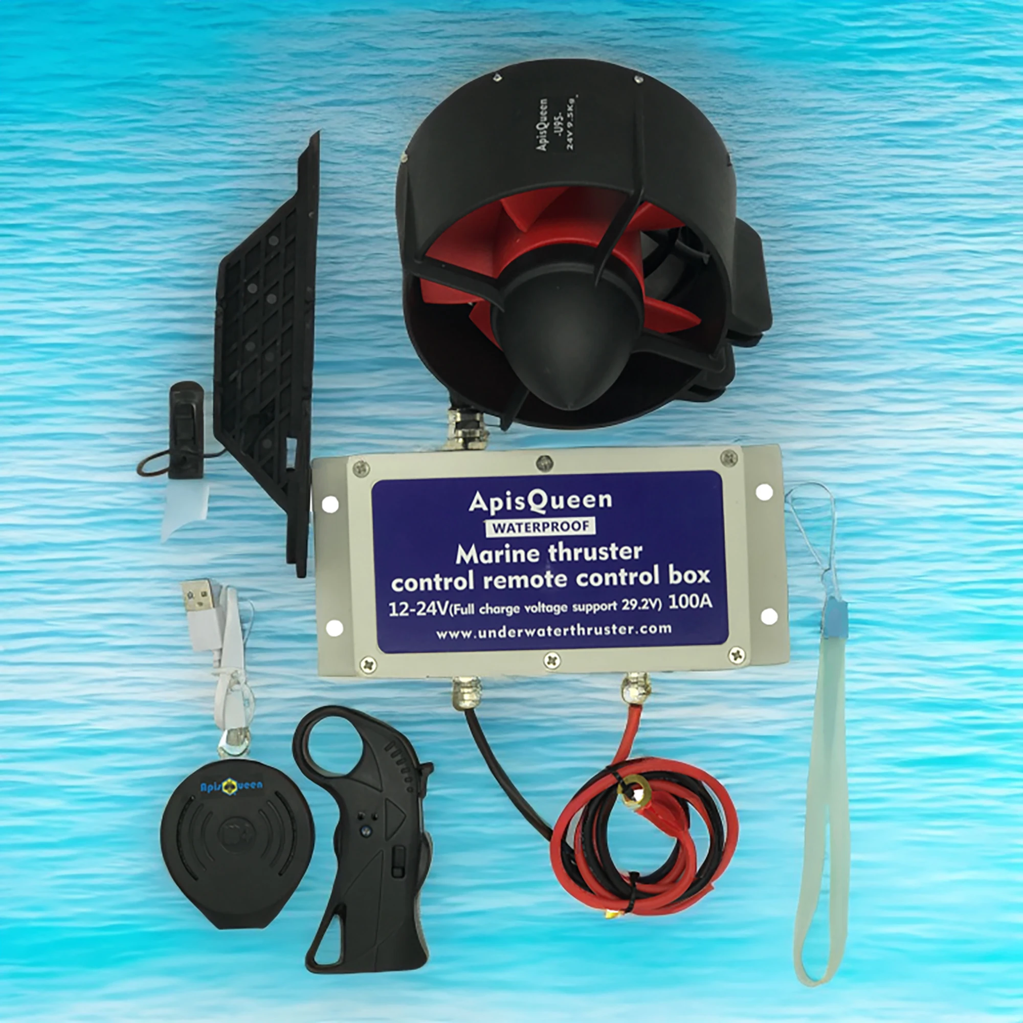 12-24V-Underwater-Thruster-U92-Set-Brushless-Waterproof-Motor-Can-push ...