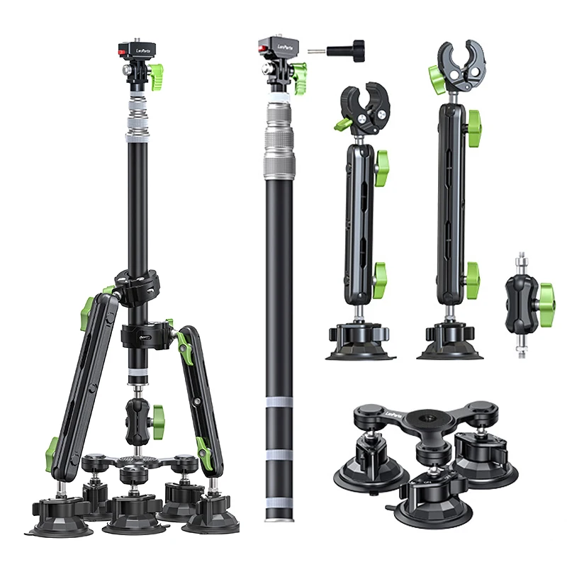 Superior-Quality-Action-Camera-Extension-Pole-Accessories-Action-Sports ...