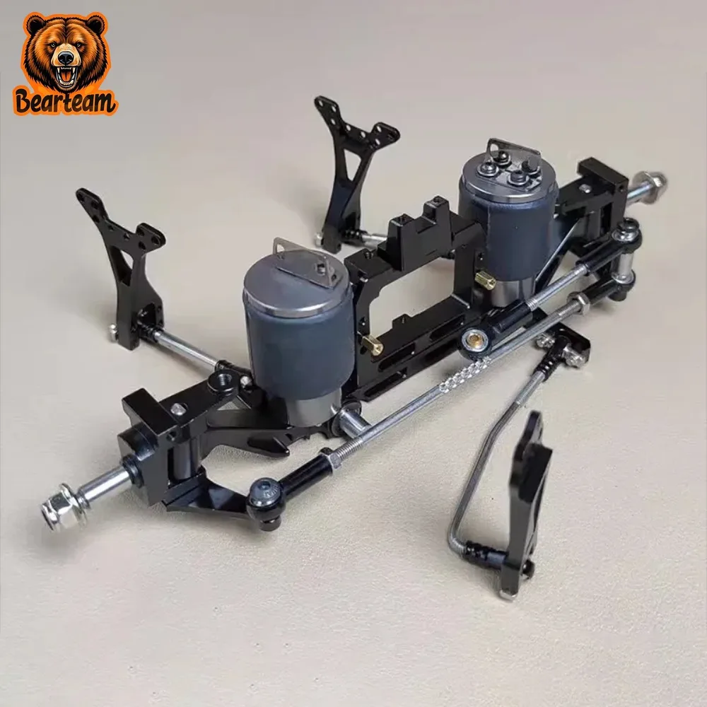 Airbag Suspension Mid-steering Axle for 1/14 Tamiya RC Benz Volvo ...
