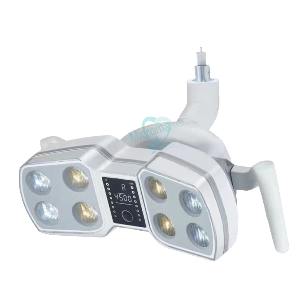 1pcs New Design 8 Bulbs Dental LED Surgical Light Lamp For Chair Manual ...