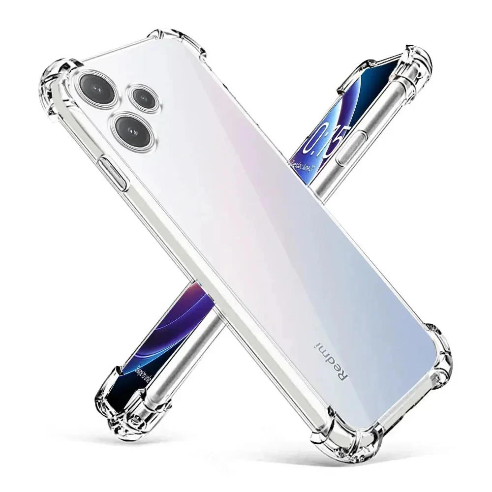 Luxury-Shockproof-Clear-Silicone-Case-For-Redmi-12-12C-13C-Phone-Shell ...