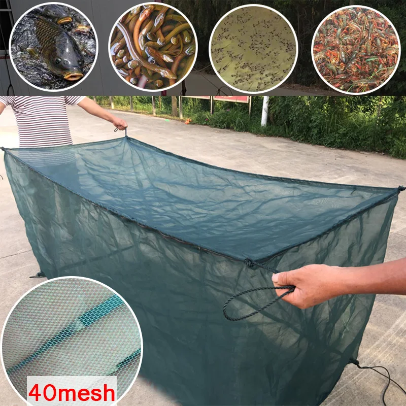 40Mesh-Aquaculture-Net-Cage-with-Zipper-Anti-escape-Breeding-Net ...