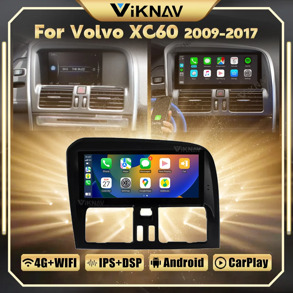 Android-12-Head-Unit-Dual-System-For-Volvo-XC60-2009-2017-Car-Stereo ...