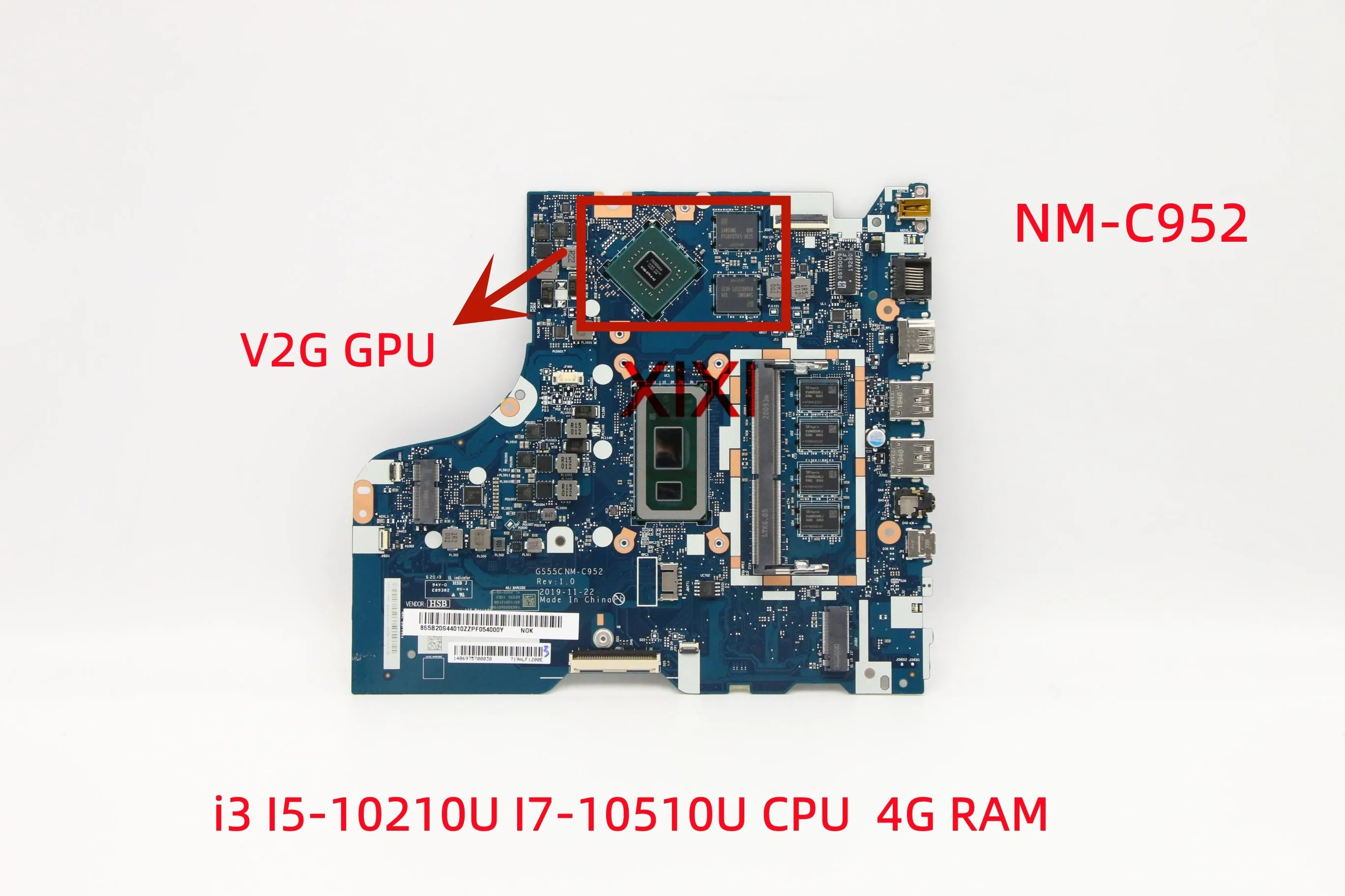 NM-C952 For Lenovo Ideapad L3-15IML05 Laptop Motherboard with i3 I5 ...