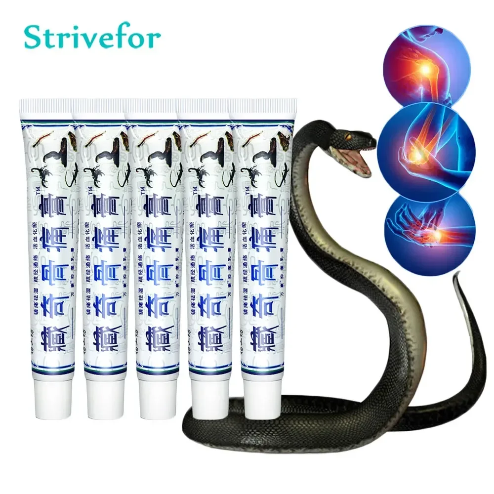 5pcs-Snake-Oil-Arthritis-Analgesic-Ointment-Muscle-Joints-Knee-Neck ...