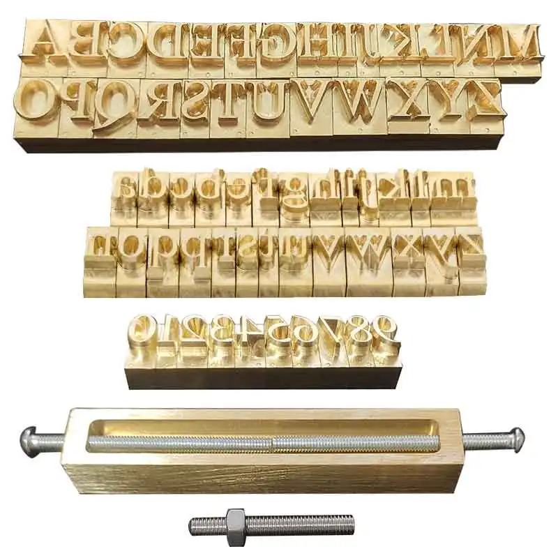 DIY-Handmade-Leather-Bronzing-Stamping-Mold-Letter-Free-Combination-Hot ...