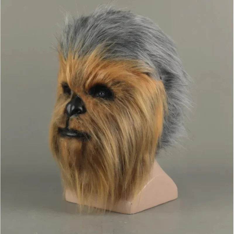 N37O Cosplay Chewbacca Mask Head Masks Halloween Party Costume Prop ...