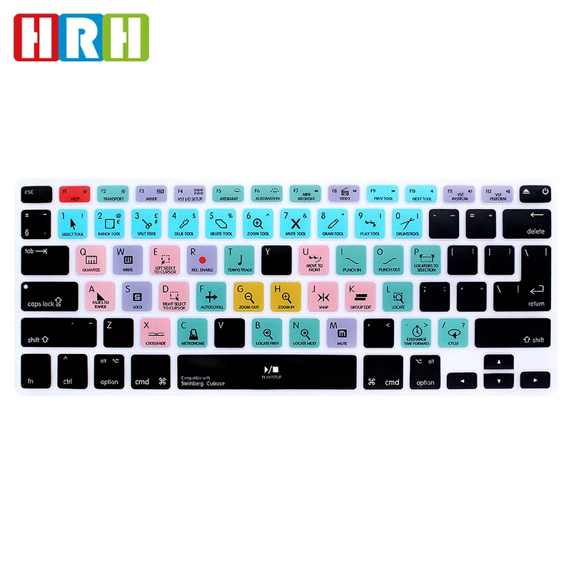 Hrh Steinberg Cubase Hotkey Shortcuts Function Silicone Keyboard Cover ...