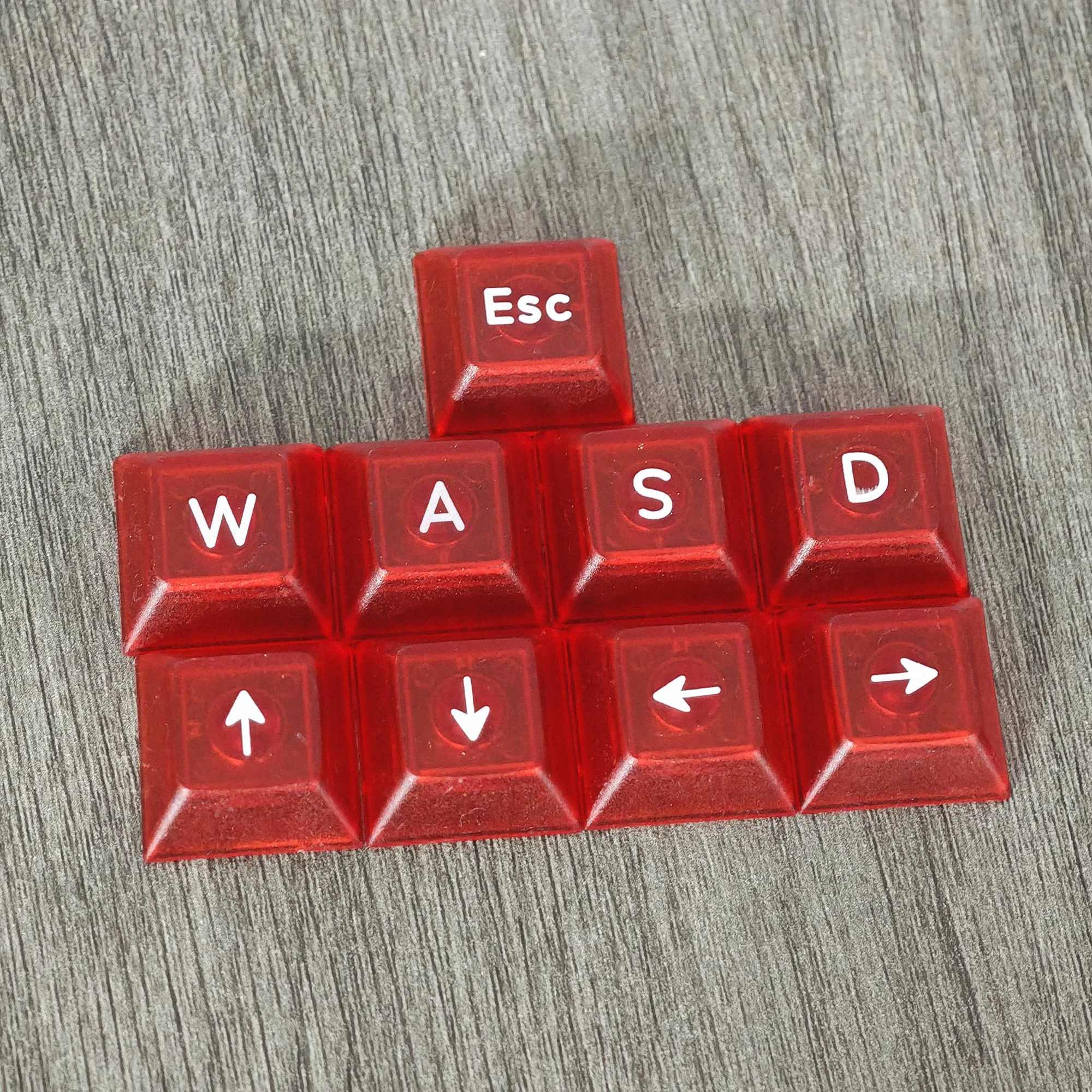 YMDK-UV-Print-DSA-WASD-Arrow-ESC-Keycap-1-25mm-ABS-Transparent-For-MX ...