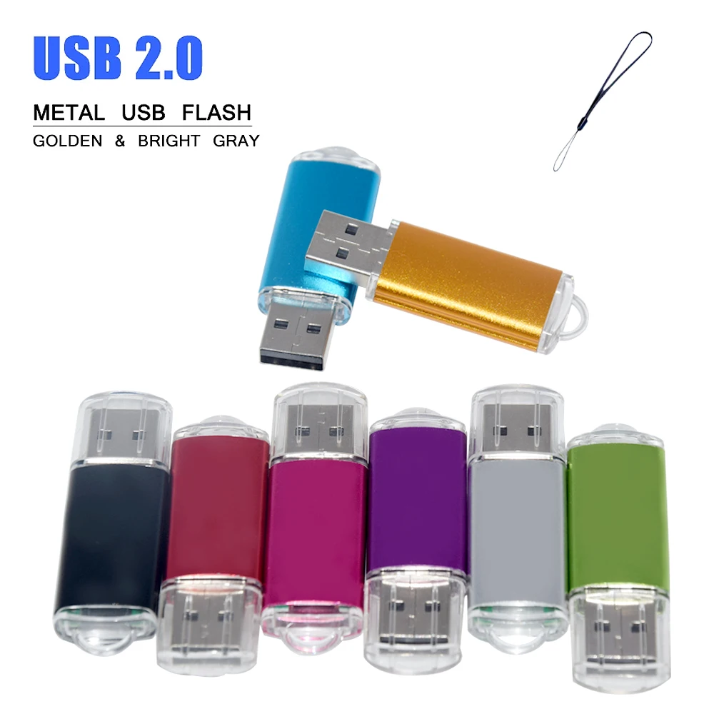 Metal Key Ring Usb Flash Drive Pendrive Pen Drive 4gb 8gb 16gb 32gb ...