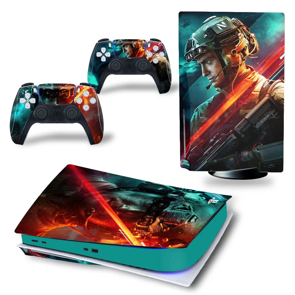 For-PS5-Disk-Game-Battlefield-PVC-Skin-Vinyl-Sticker-Decal-Cover ...