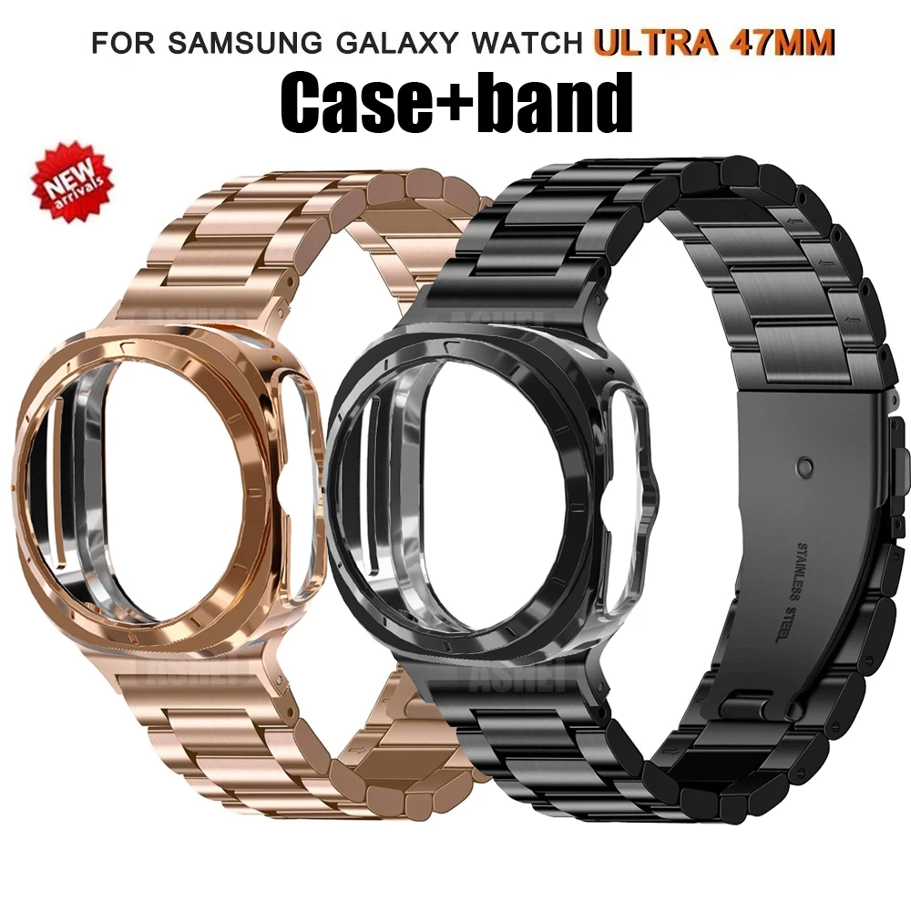 Csse+band for samsung galaxy watch Ultra 47mm band stainless steel ...
