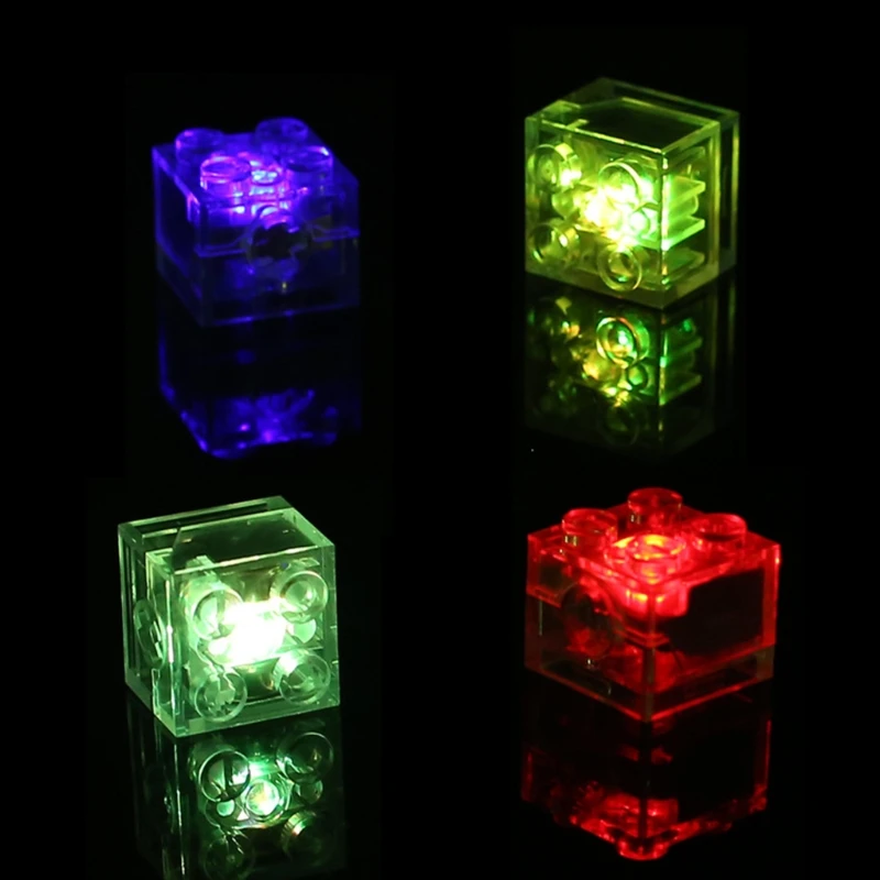 5pcs-2x2-dot-LED-Light-Up-Colorful-Accessories-Brick-Education-Light ...